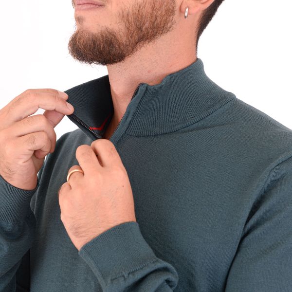 Half zip shirt | HUGO man Green Hugo 50474175