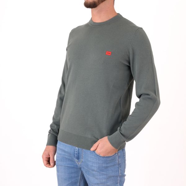 Maglia in cotone biologico | Uomo HUGO Verde Hugo 50475083